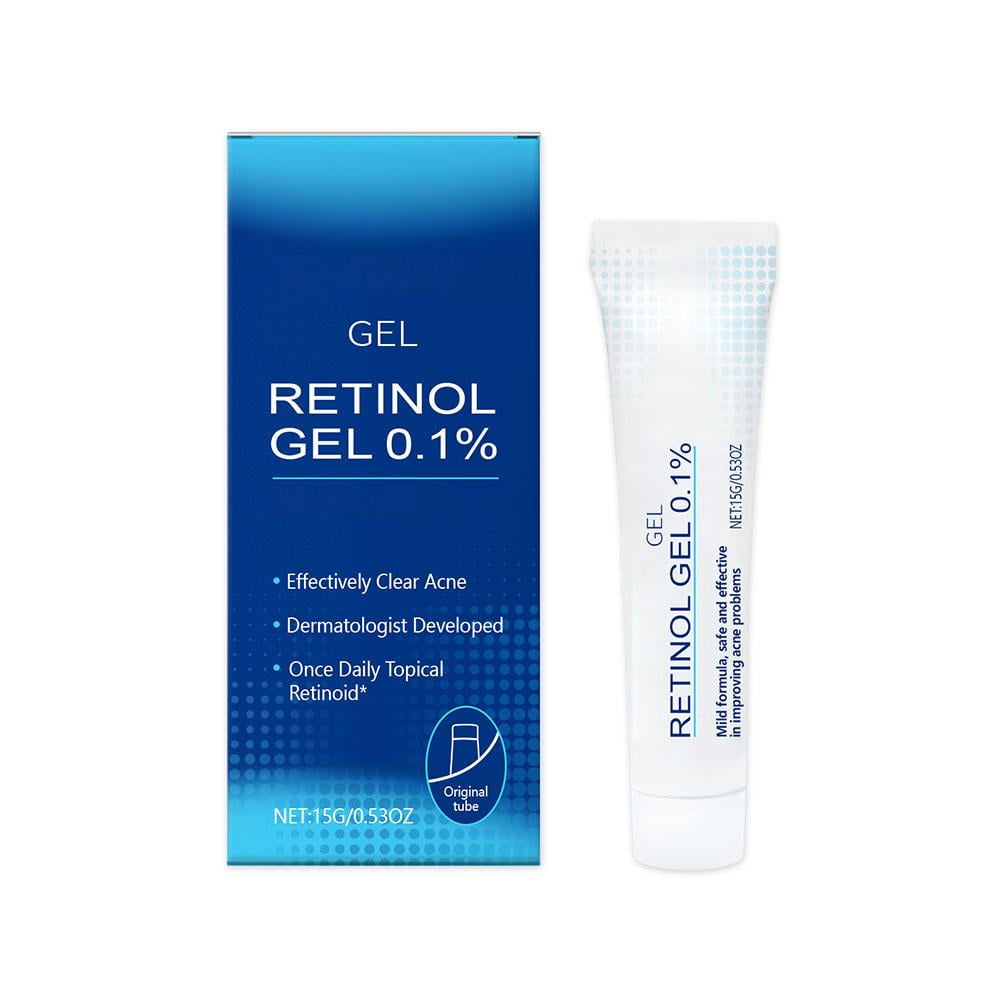 Retinol Acne Gel - Concentrated Vitamin A for Clear, Non-Greasy Skin ...