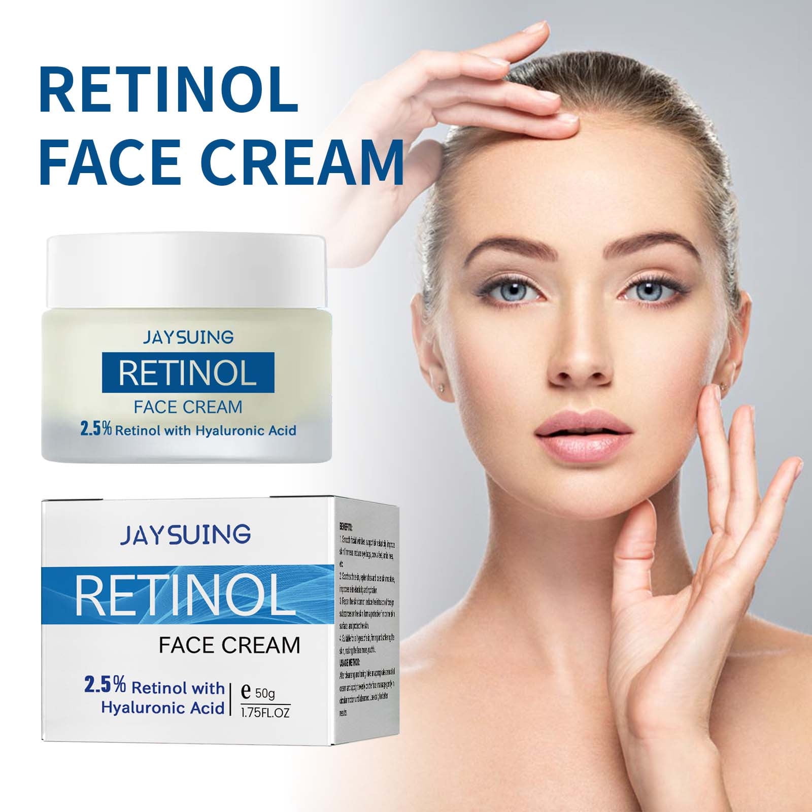 Retinol Anti-Aging Cream, Brightening Spot Treatment, Reduces Fine ...