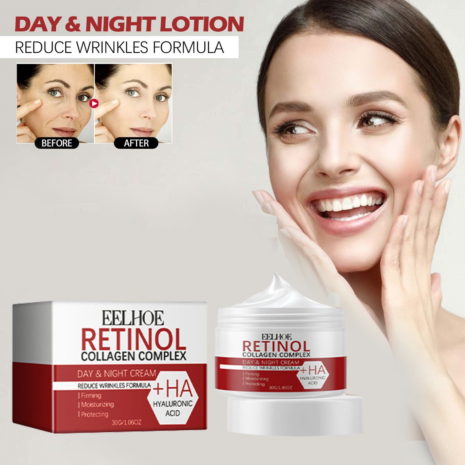 Retinol Anti Wrinkle Face Cream 1floz Gently Whitening And Hydrating