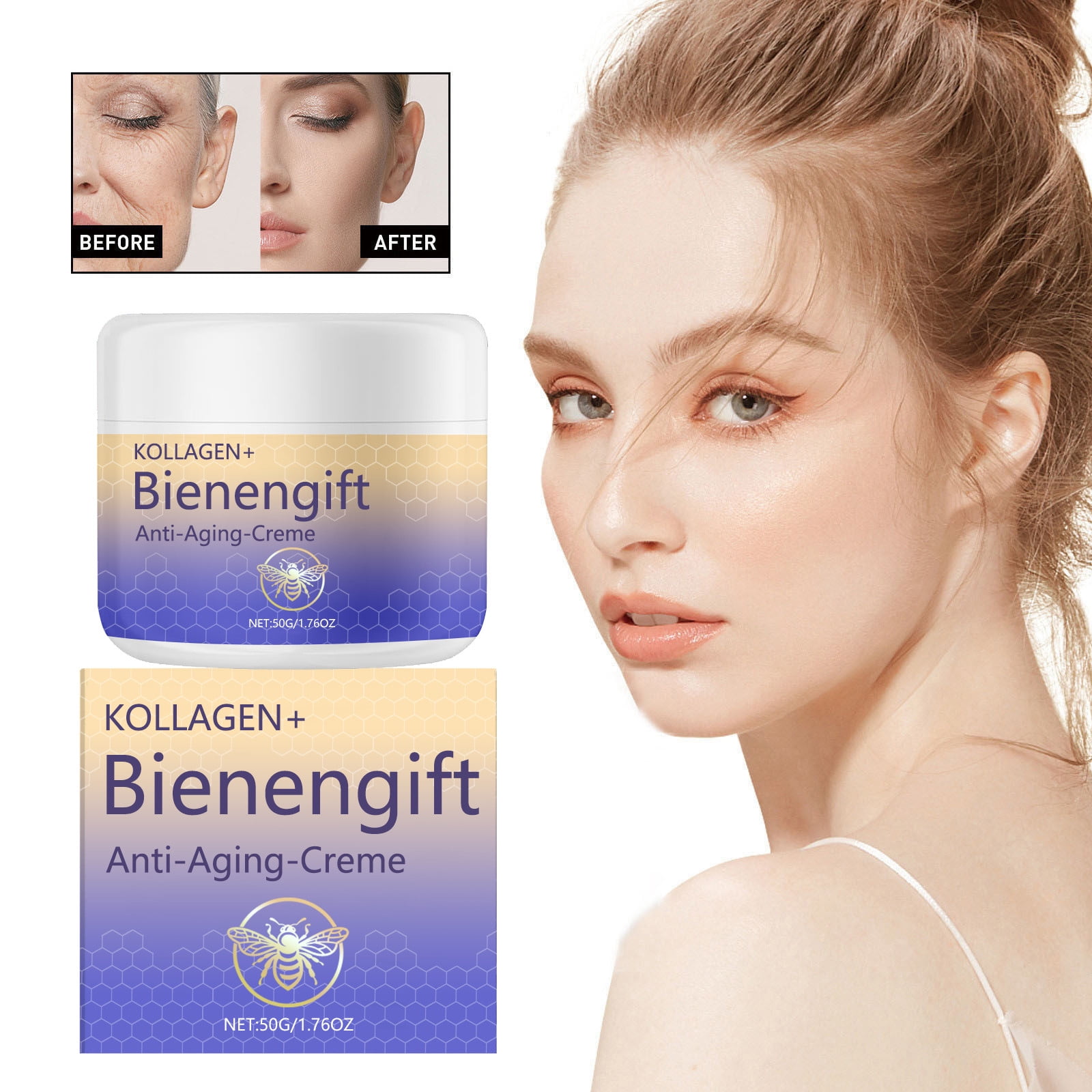 Retinol Anti-Wrinkle Facial Cream, Retinol Crepe Firming Cream for Face ...