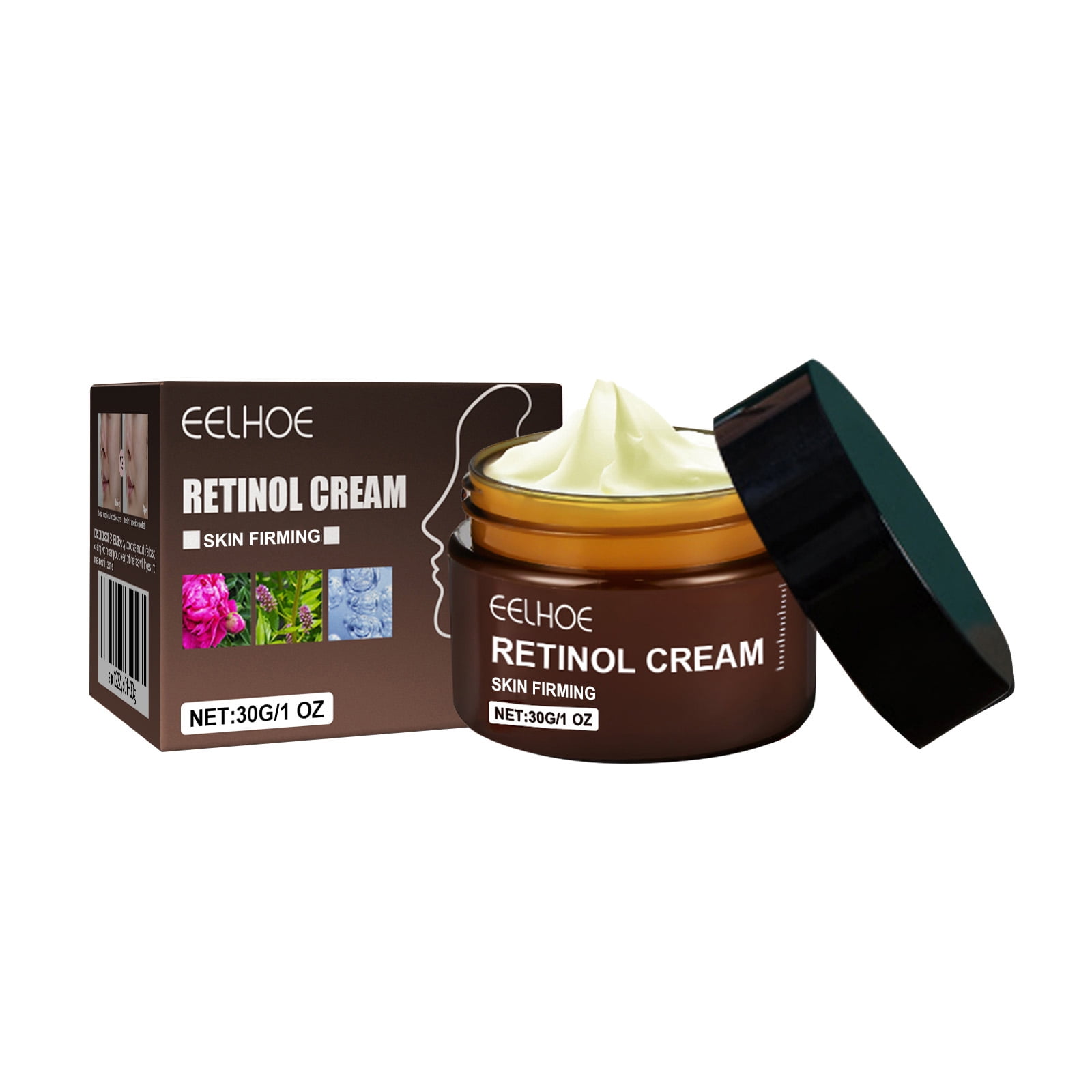 Retinol Cream, Anti-Aging, Firming, Brightening & Moisturizing Facial ...