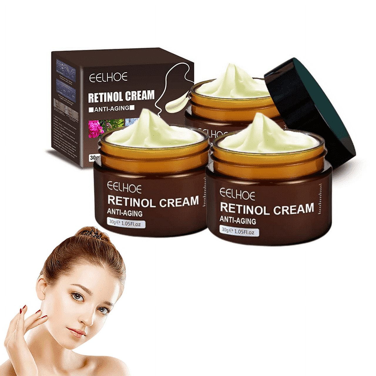 Retinol Cream for Face, Retinol Deep Wrinkle Night Cream, Collagen ... Retinol Cream for Face, Retinol Deep Wrinkle Night Cream, Collagen ...