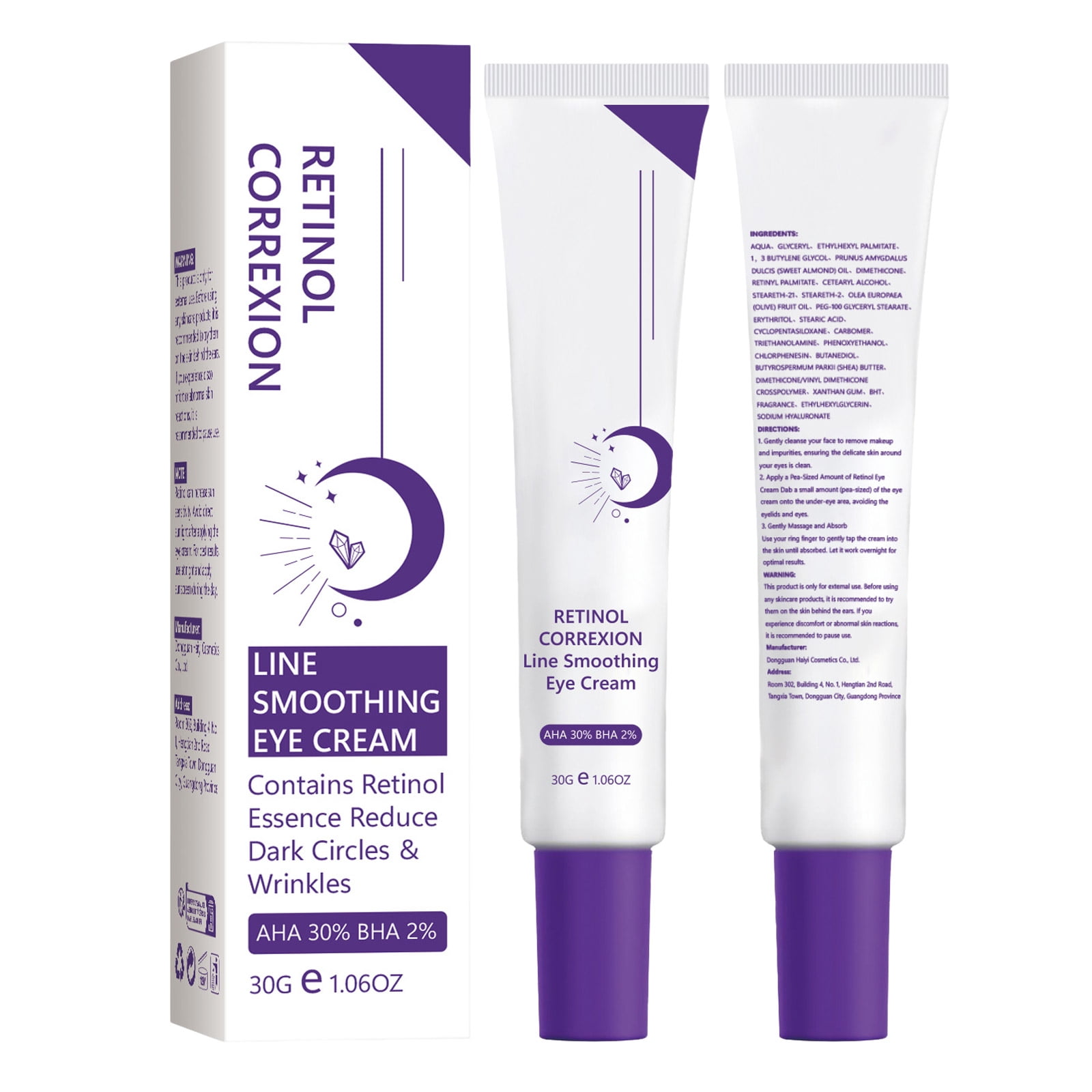 Retinol Eye Cream - Advanced Formula Anti Aging Visibly Reduces Under ...
