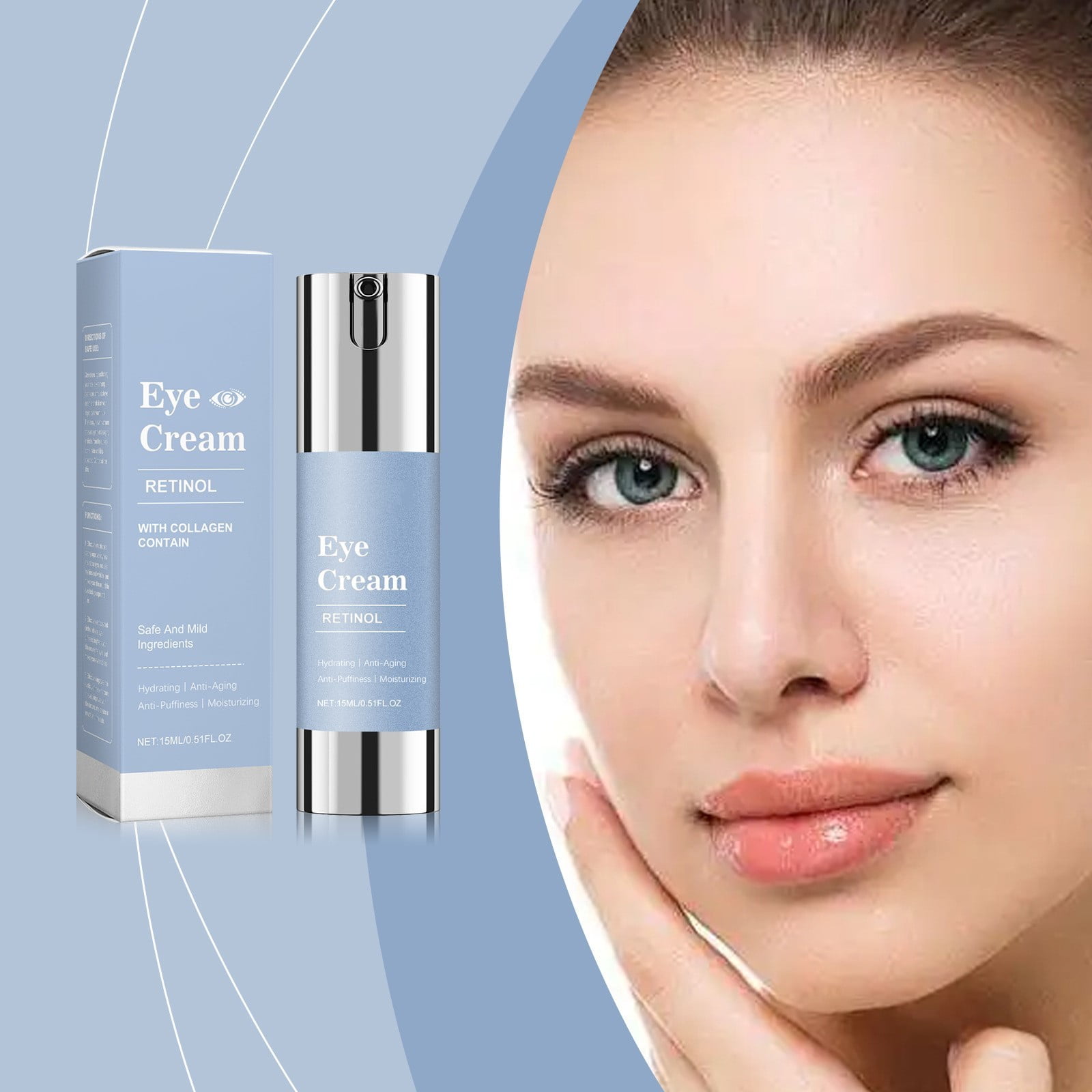 Retinol Eye Cream Reduces Dark Circles Special Anti- Eye Cream Night ...