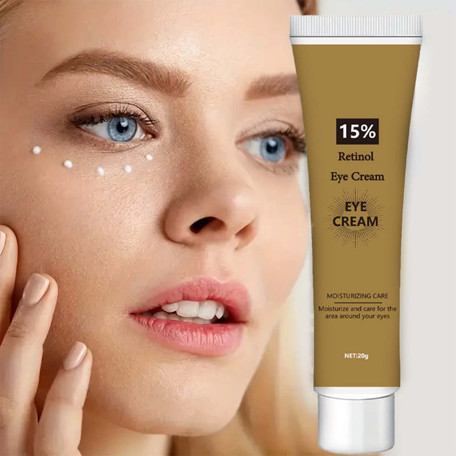 Retinol Eye Cream, Wrinkle Reducing Eye Moisturizer with Retinol, 20g ...
