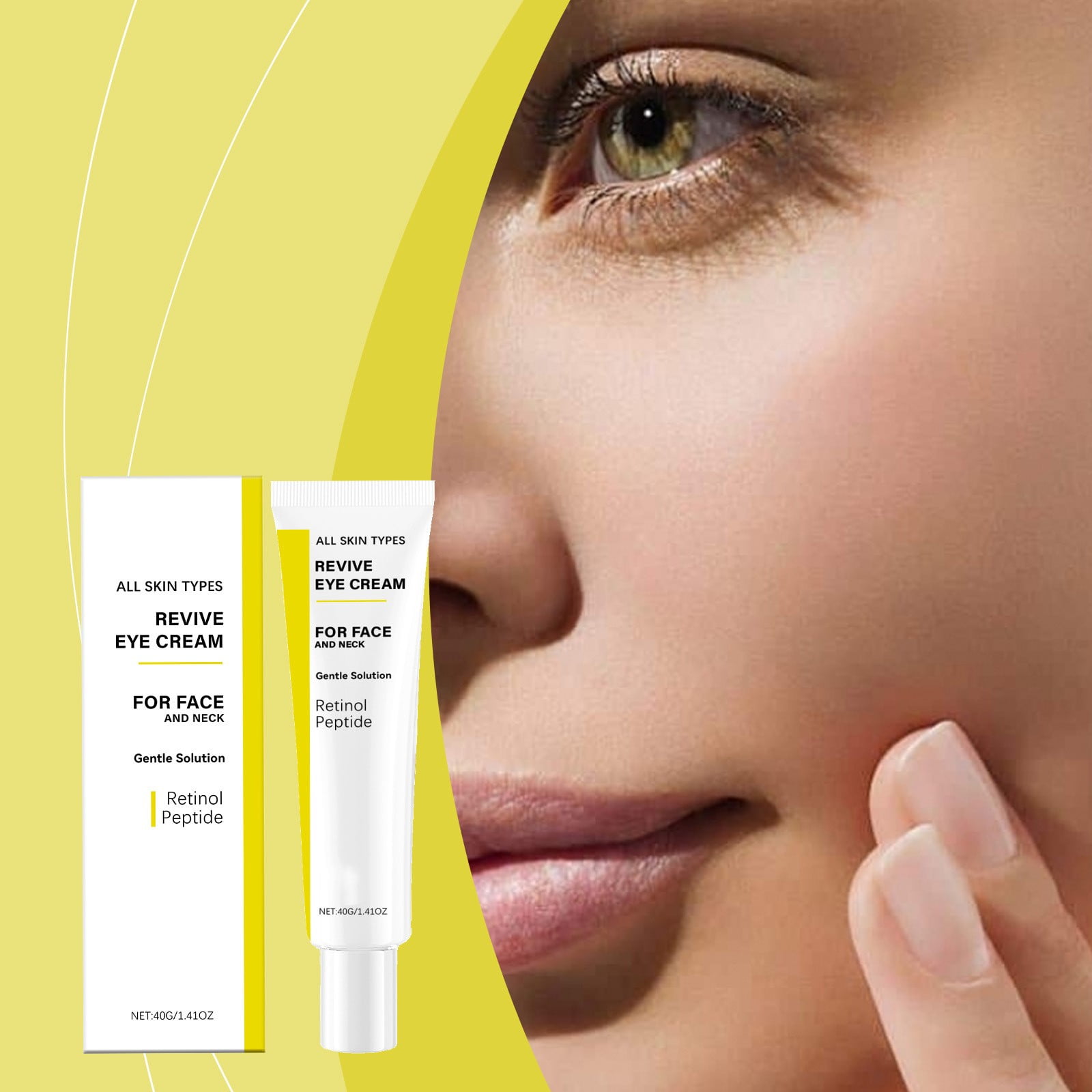 Retinol Eye Cream for Wrinkles & Eye Cream With Peptide Boost+ ...