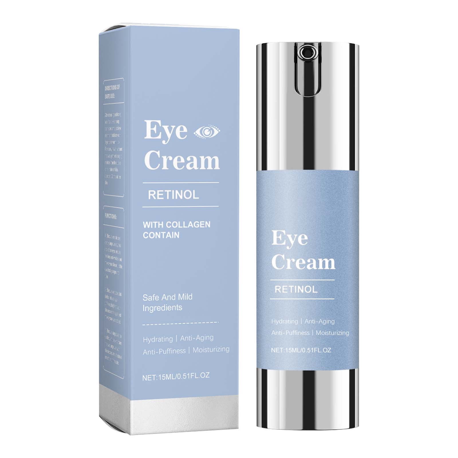 Retinol Eye Cream with Collagen Contain 15ml - Hydrating Anti-aging ...