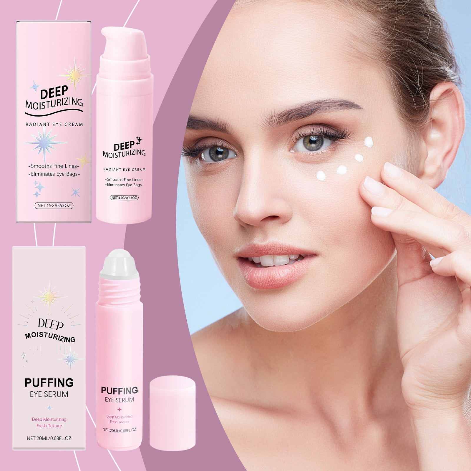 Retinol Eye Stick, Anti-Aging Eye Cream Stick with High Concentration ...