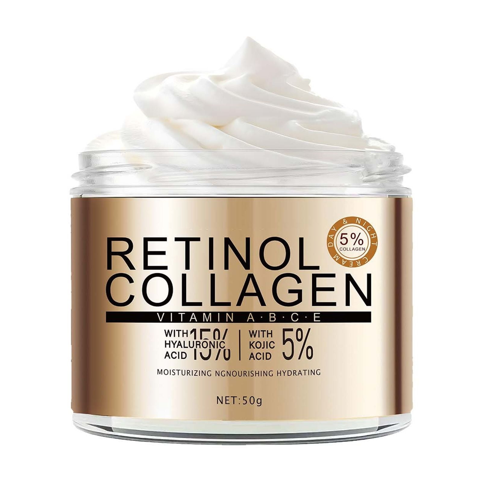Retinol Face Cream, 50g Retinol-Enriched Hydrating Brightening ...