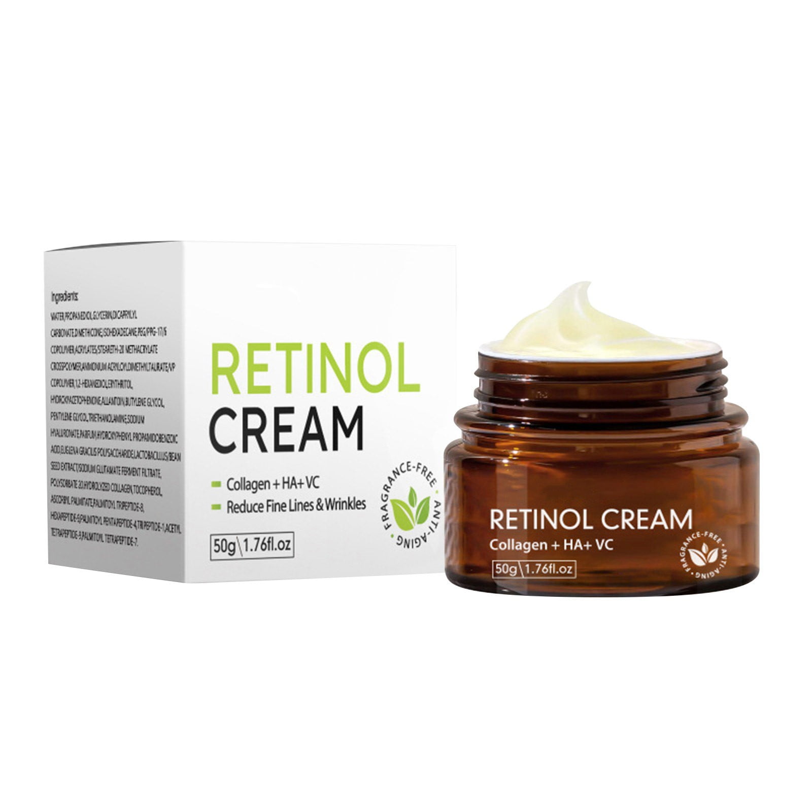 Retinol Face Cream for Women | Anti-Aging Moisturizer with Hyaluronic ...