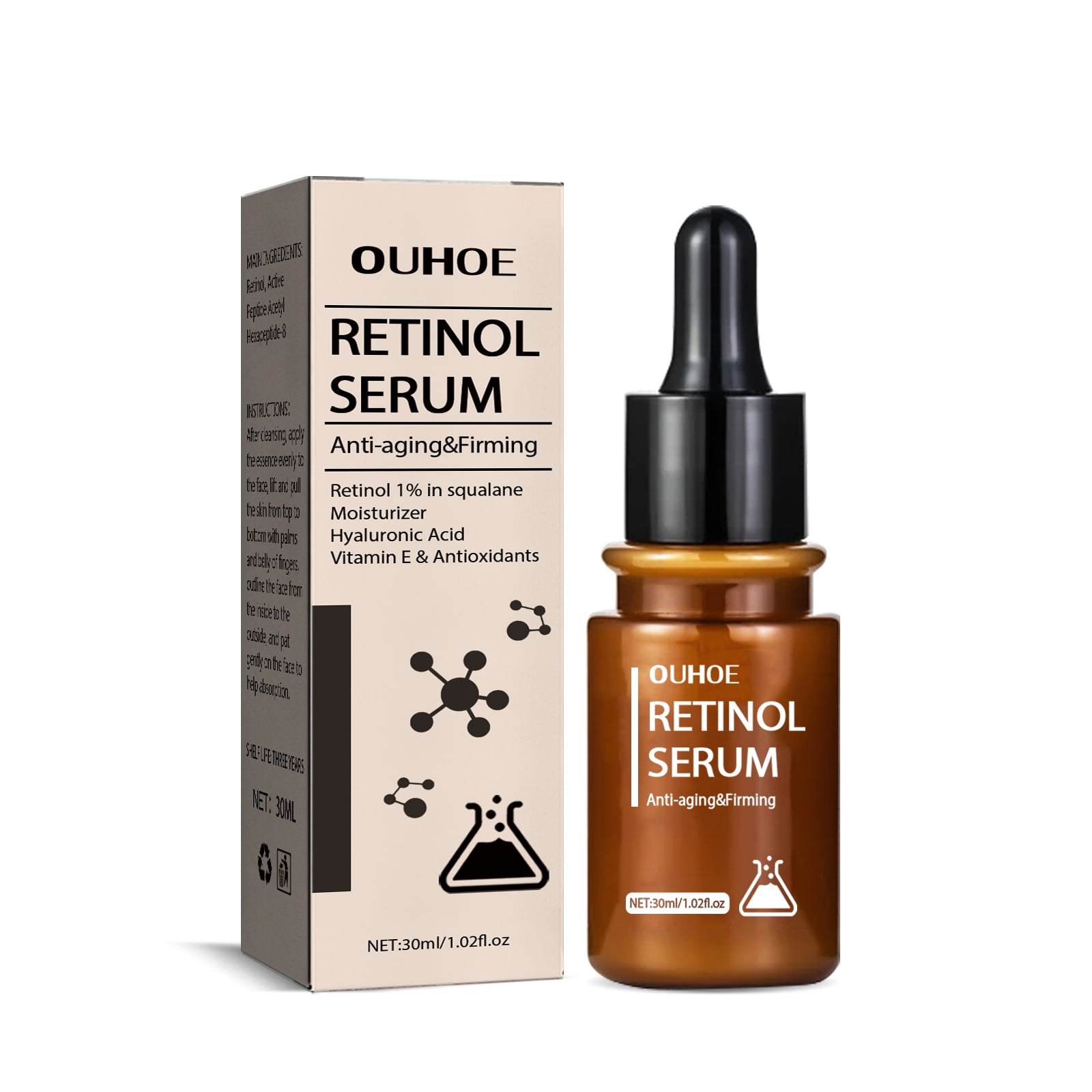 Retinol Facial Essence , Hydrating Rejuvenating Fade Face Fine Lines ...
