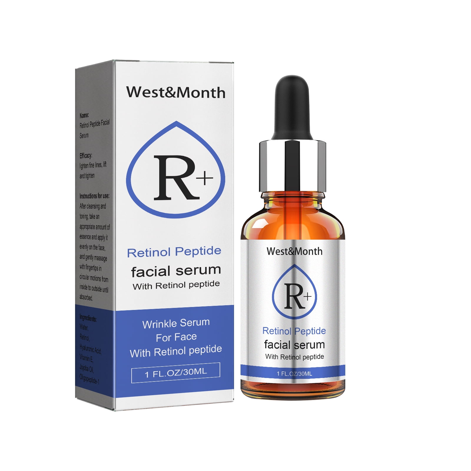Retinol Facial Serum, Fine Lines, Moisturizing, Brightening, Firming ...