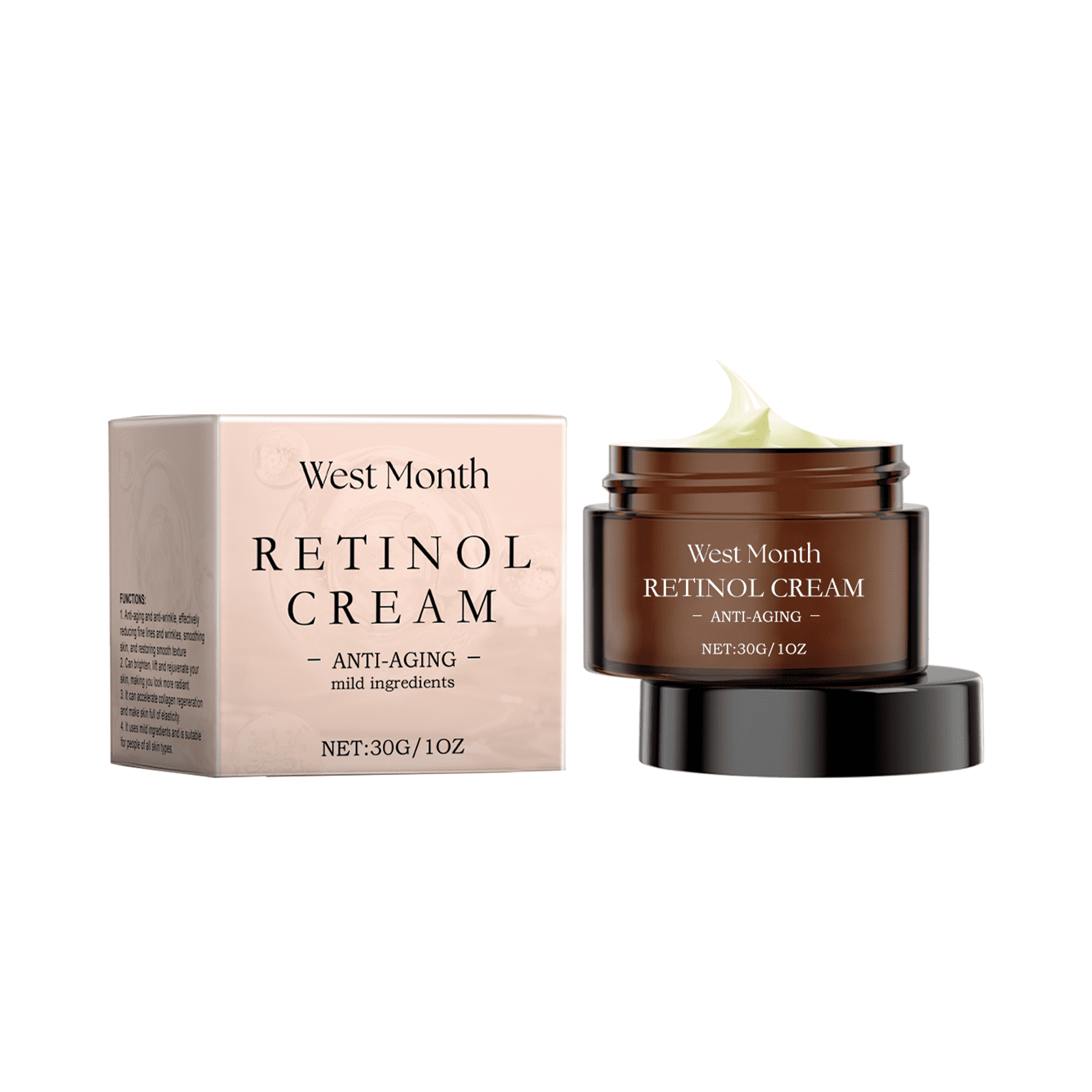 Retinol Firming Cream, Facial Hydration Retinol Arbutin Skin Cream ...