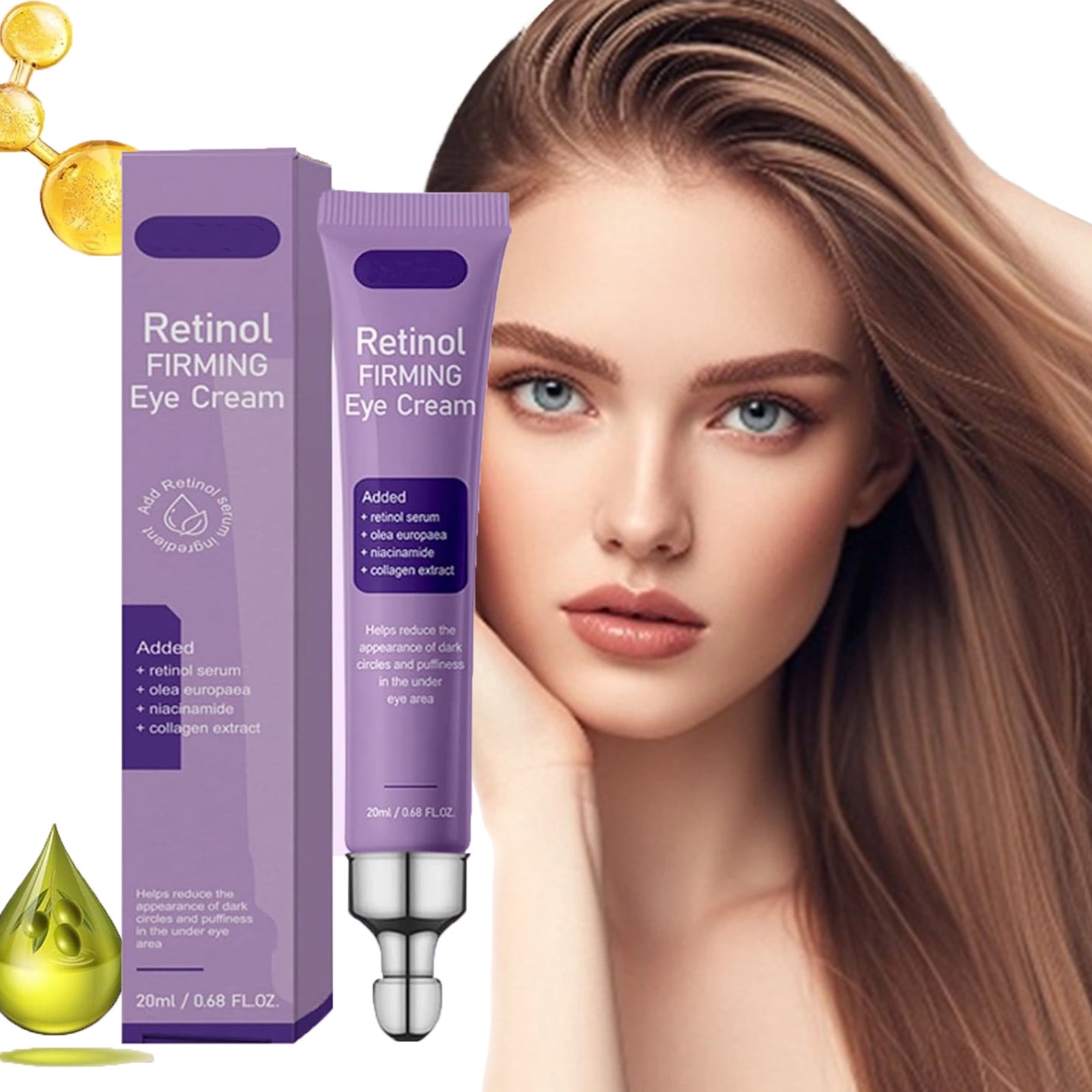 Retinol Firming Eye Cream, Added +Retinol Serum +Olea Europaea ...