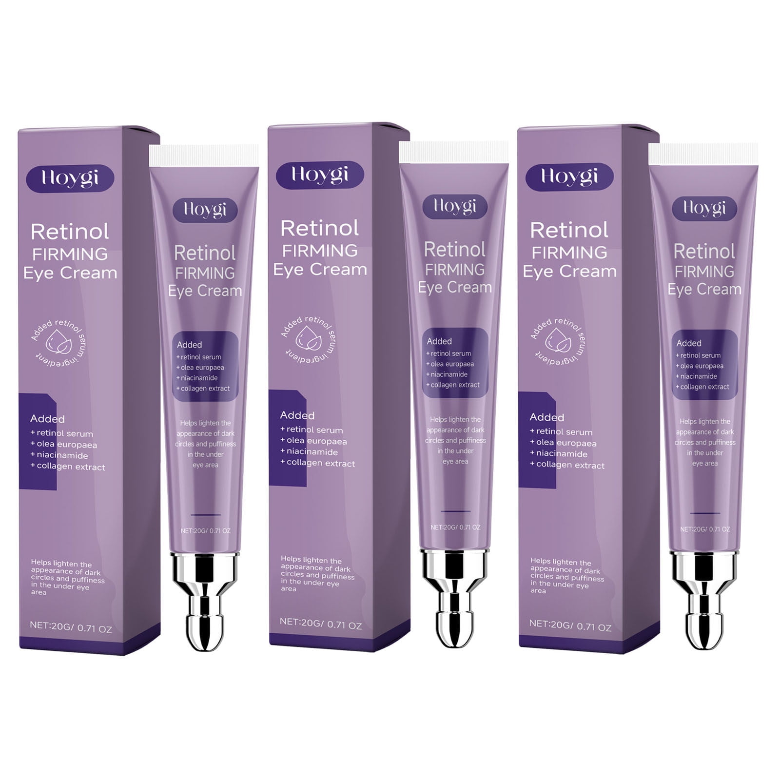 Retinol Firming Eye Cream for Wrinkles, Dark Circles & Puffiness - Anti ...