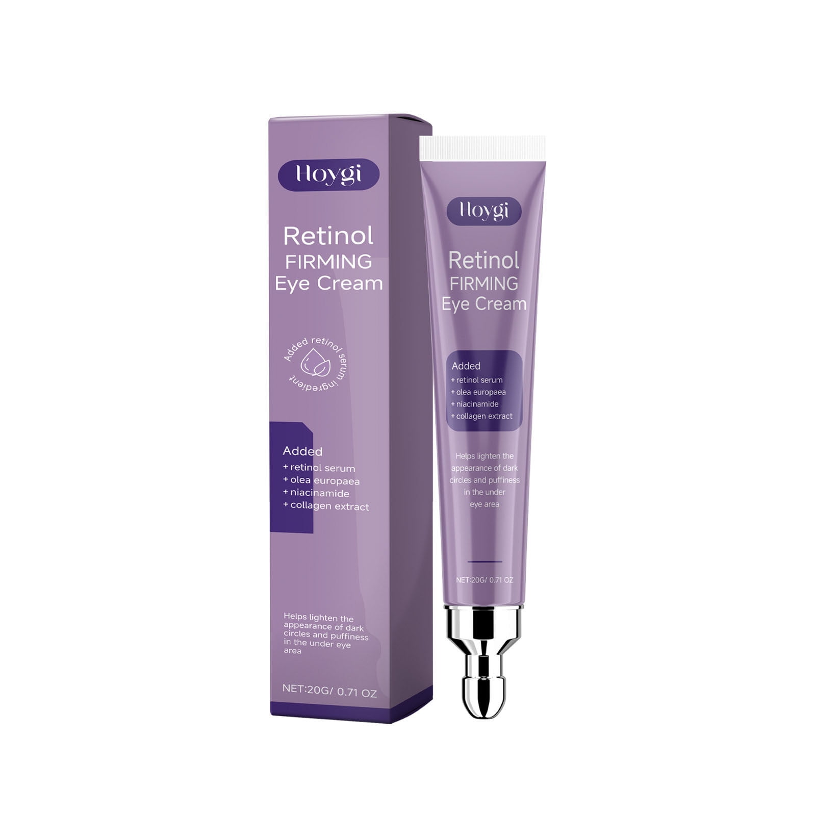 Retinol Firming Eye Cream for Wrinkles, Dark Circles & Puffiness - Anti ...