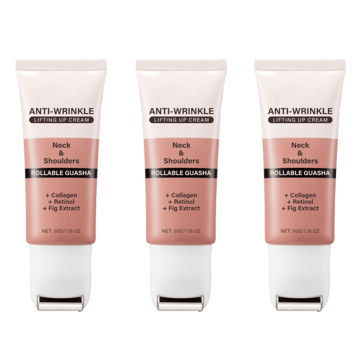 Retinol Guasha Neck Firming Cream - Anti-Aging Collagen & Fig Extract ...