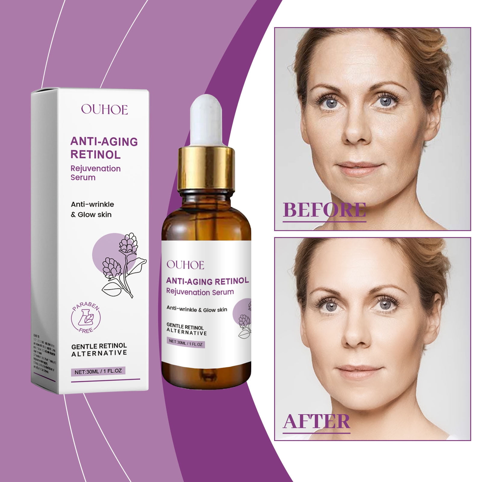 Retinol Moisture Lock Cream - Smooths & Firms Skin, Reduces Fine Lines ...