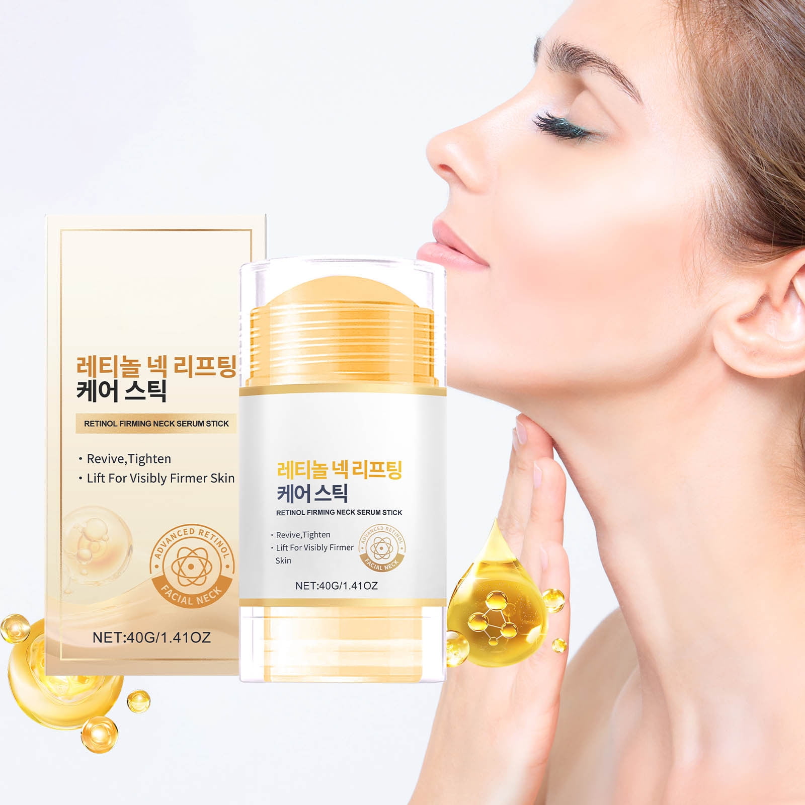 Retinol Neck Firming Cream Stick | Anti-Wrinkle Tightening Formula ...