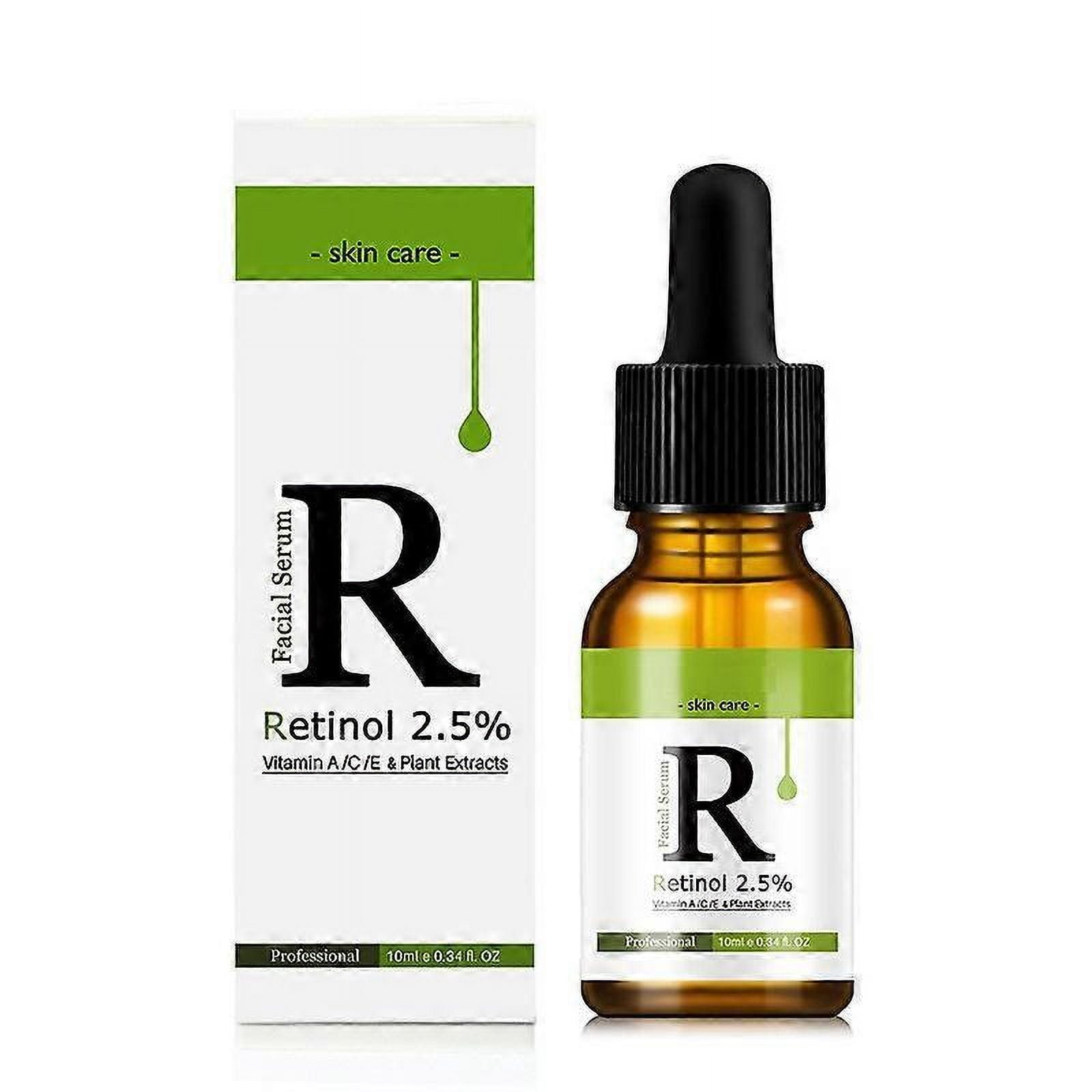 Retinol Serum For Face 2.5% Retinol Renew And Rejuvenate Your Skin Reduce Wrinkles And Fine ...