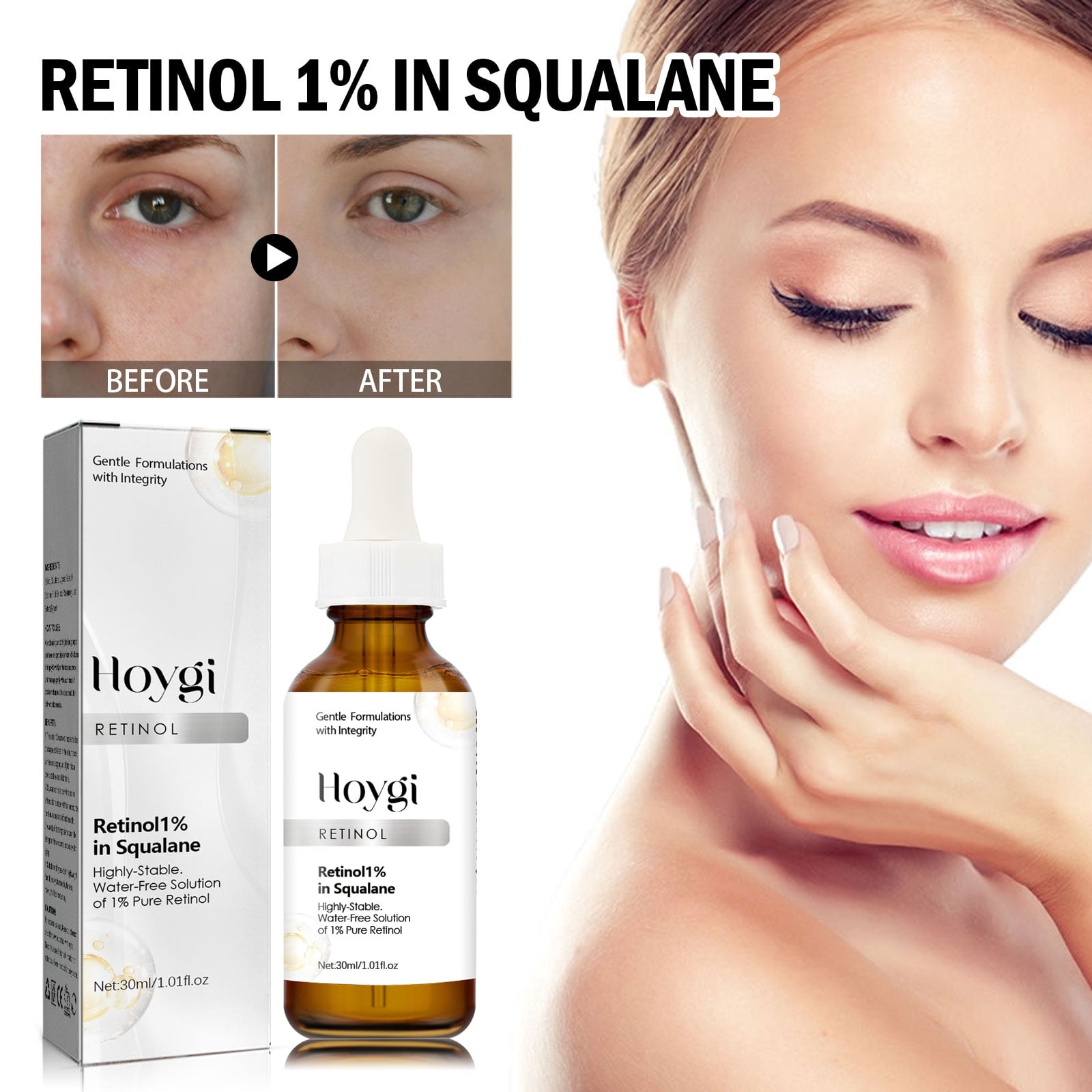 Retinol Squalane Solution, Moisturizing Anti-wrinkle Firming Fade Lines ...