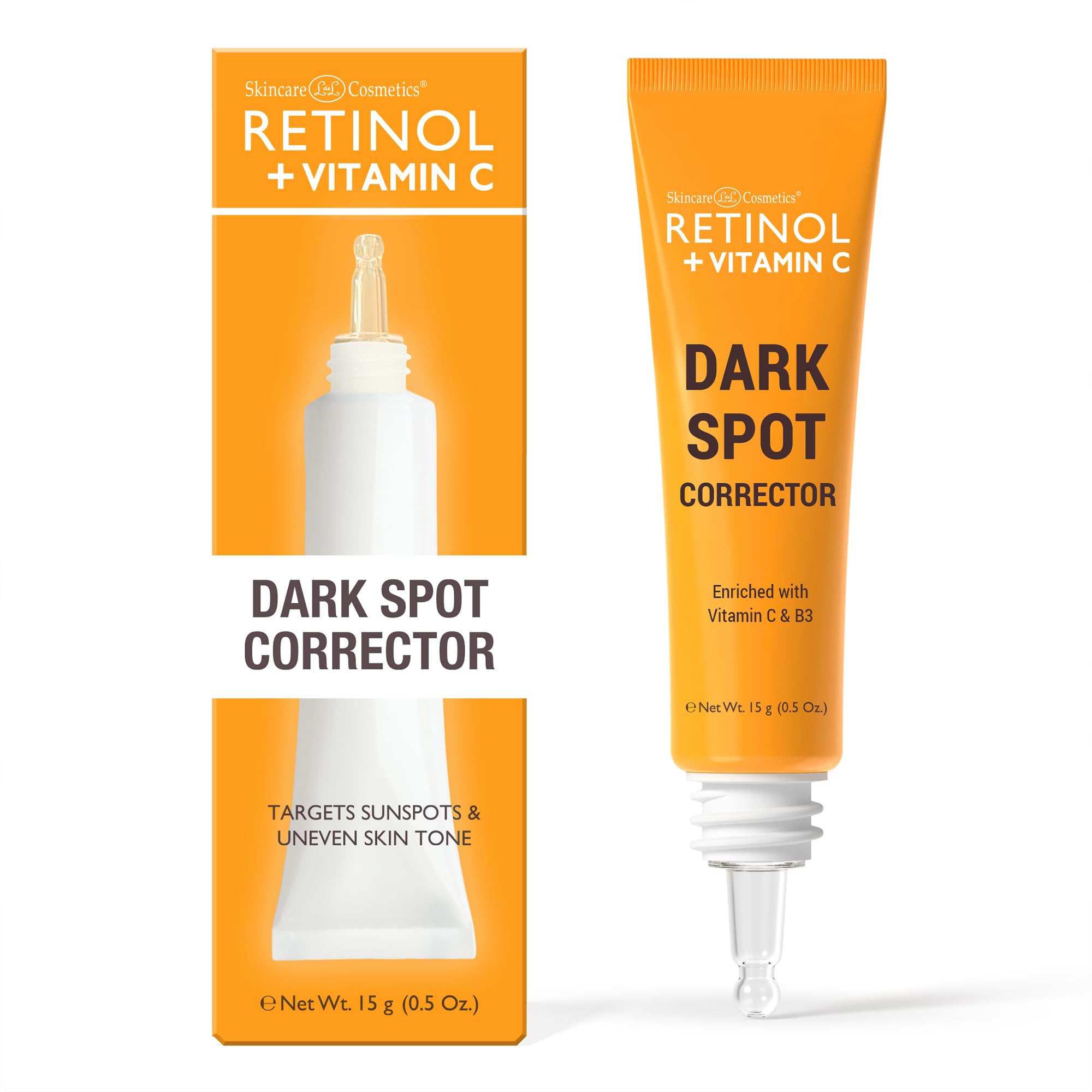 Retinol + Vitamin C BCA3 Dark Spot Corrector Serum - Spotless Radiance ...