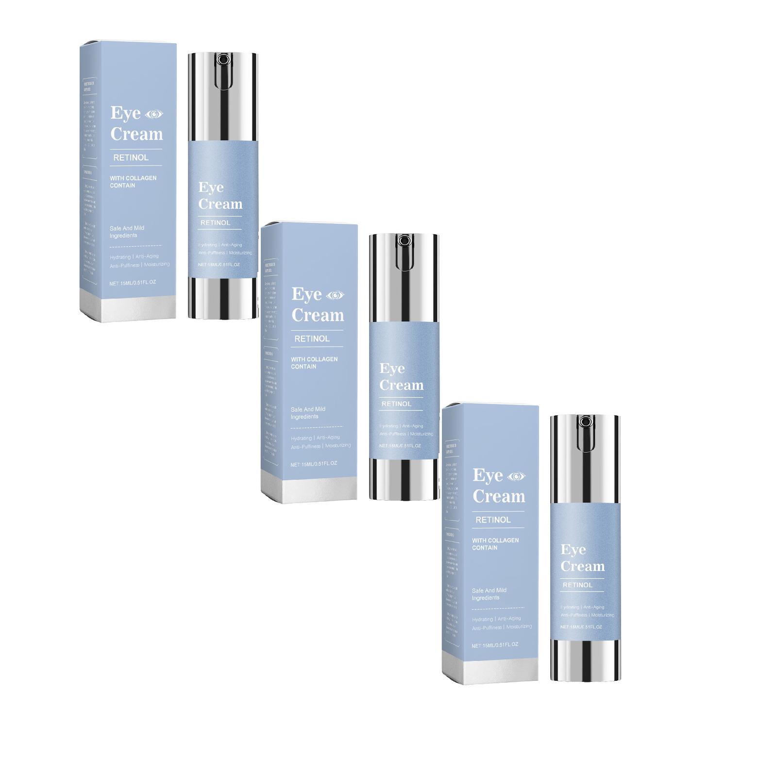 RetinolPowered Night Eye Cream AntiWrinkle Formula for Dark Circles ...