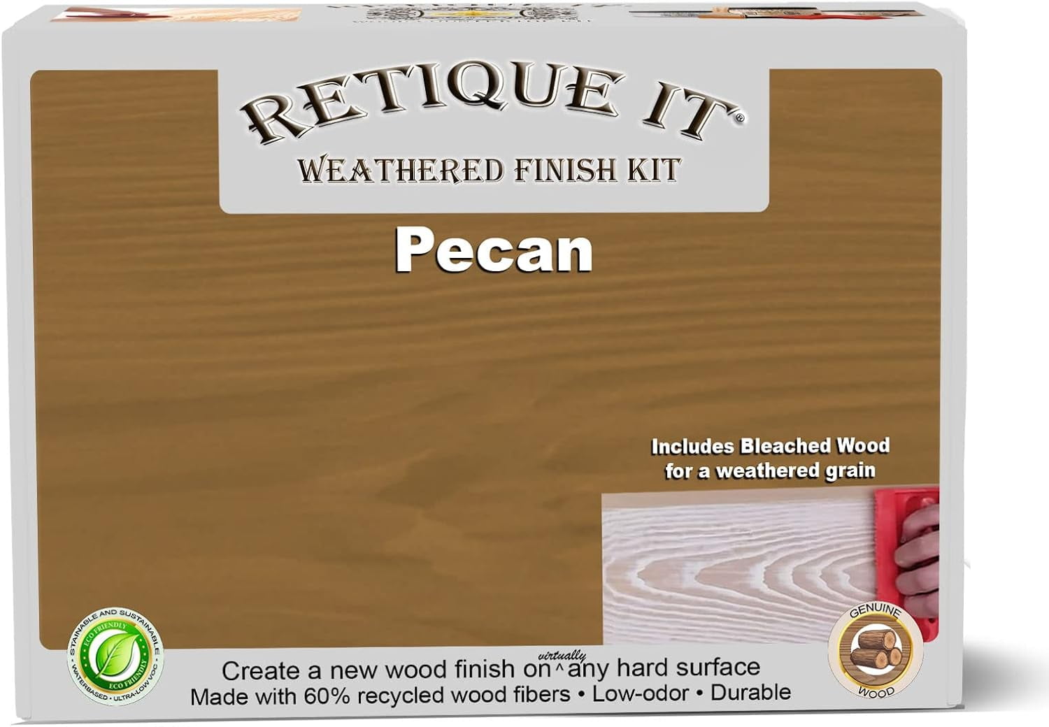 Retique It Gel Stain Liquid Wood Kits Real Paintable Wood. (16 Fl Oz ...