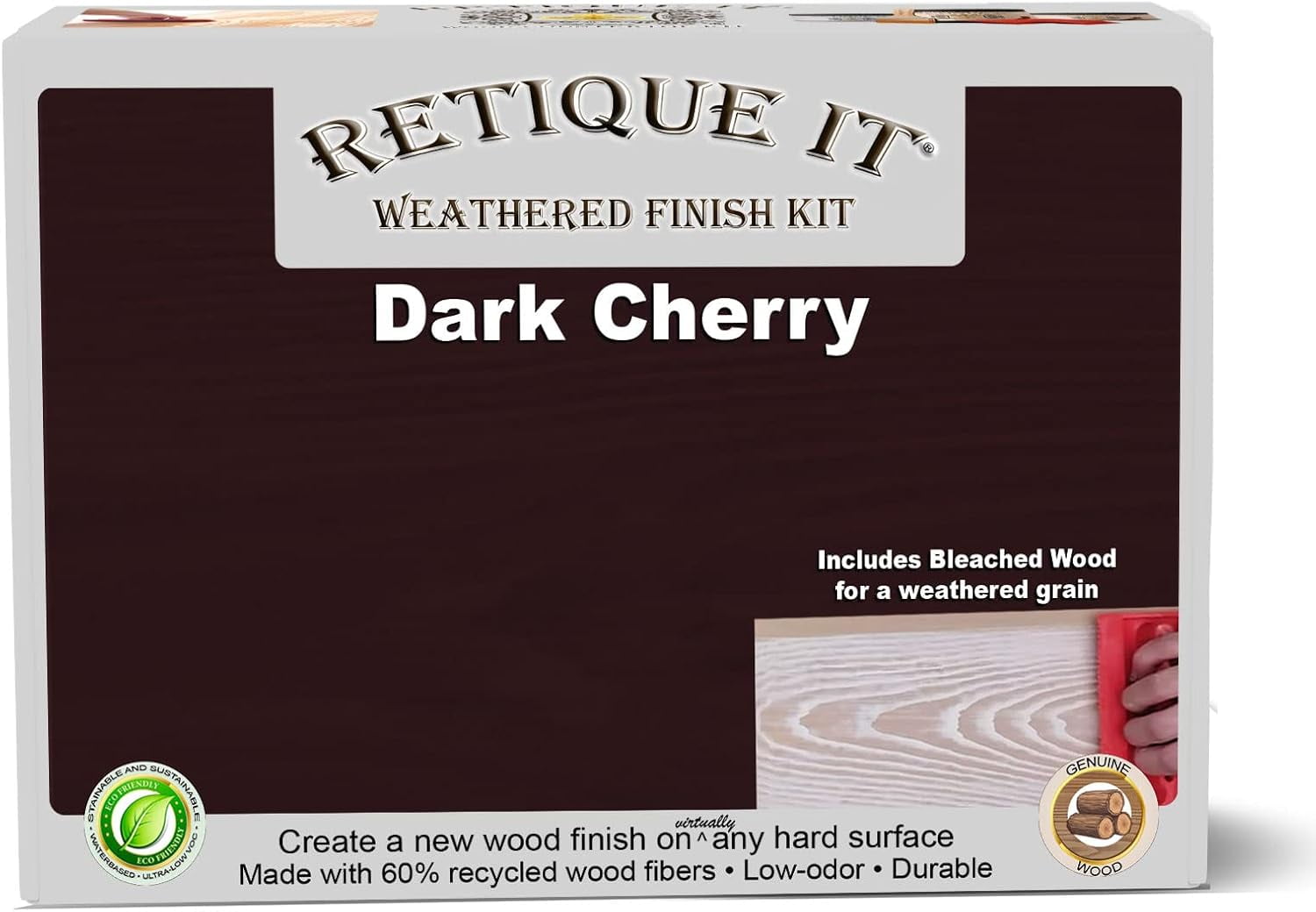 Retique It Gel Stain Liquid Wood Kits Real Paintable Wood. (16 Fl Oz ...