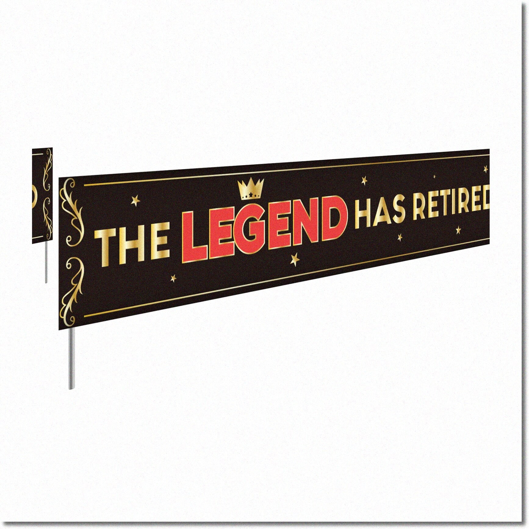 RetireMentor: Grand Farewell Yard Sign & Photo Booth Prop - 112" x 19 ...