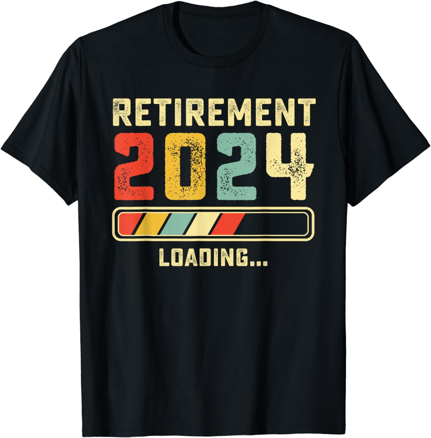 Retired 2024 Funny Vintage Retirement Loading T-Shirt - Walmart.com