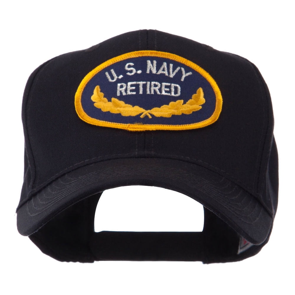 Retired Embroidered Military Patch Cap - Navy OSFM - Walmart.com