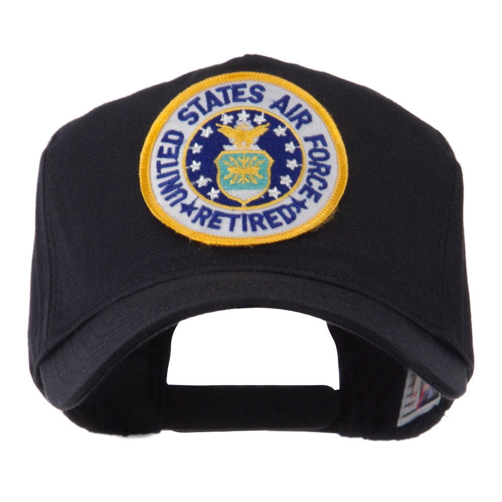 Retired Embroidered Military Patch Cap - USAF Retired OSFM - Walmart.com