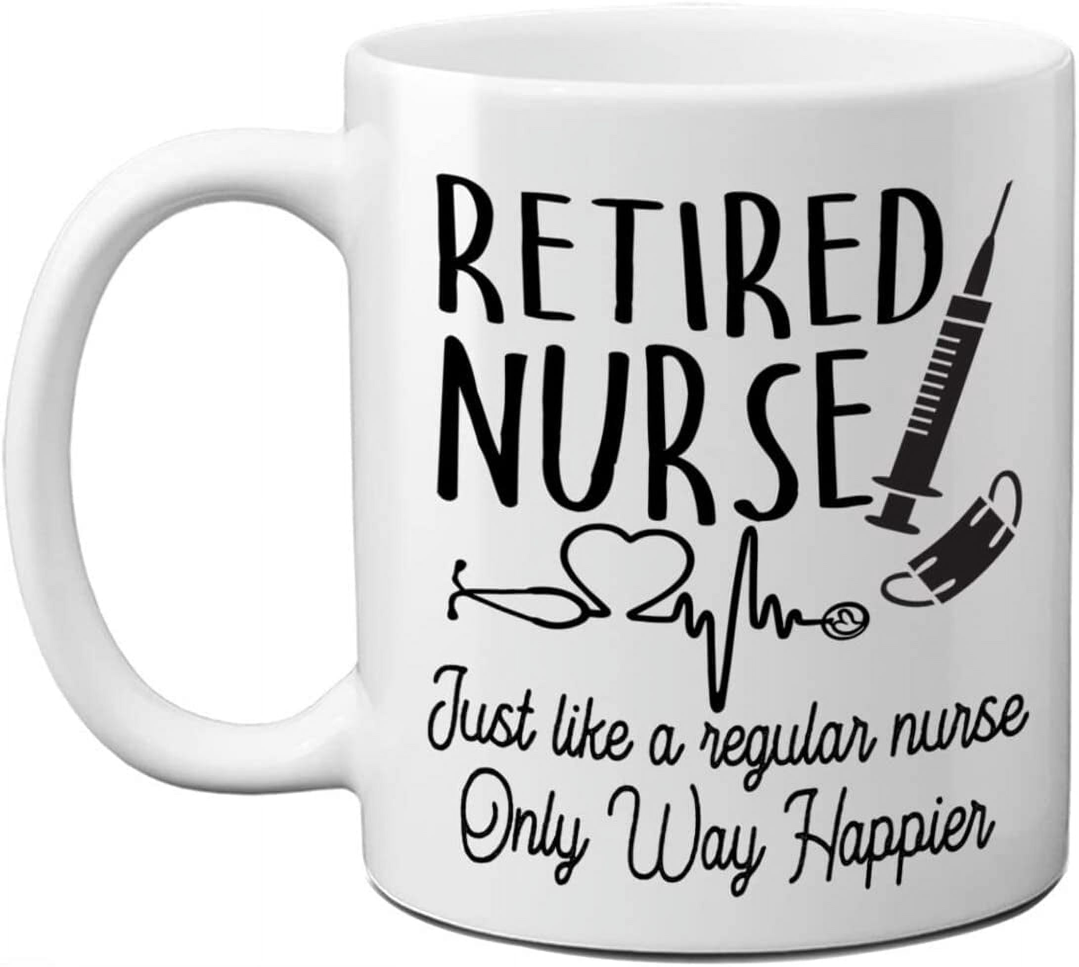 Retired Nurse Like Regular Mug Retirement Coffee Cup for Men Boss ...