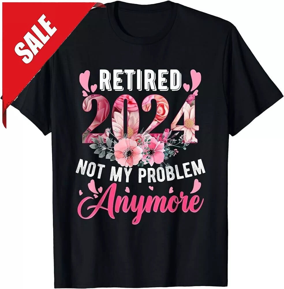 Retired Retirement For Women Floral T-Shirt - Walmart.com