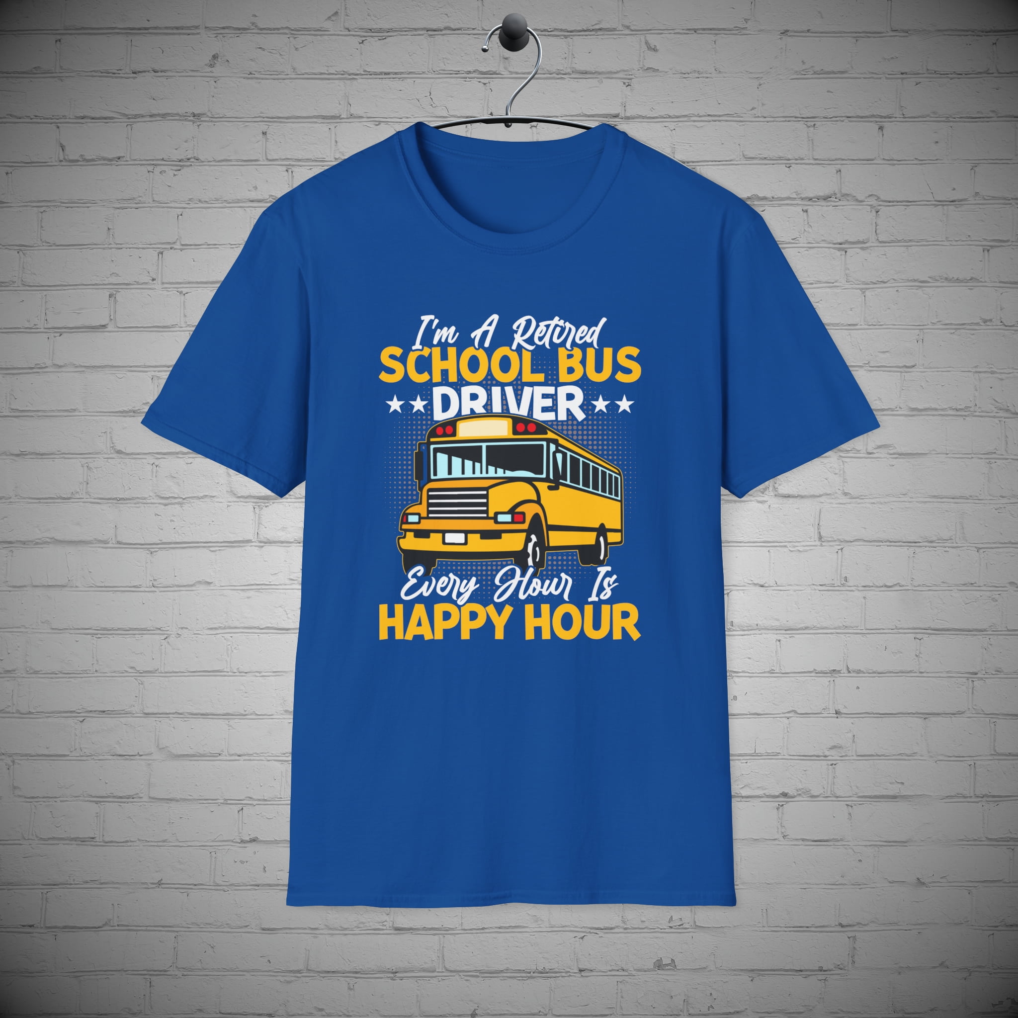 Retired School Bus Driver t-shirt, Bus driver retirement gift - Walmart.com