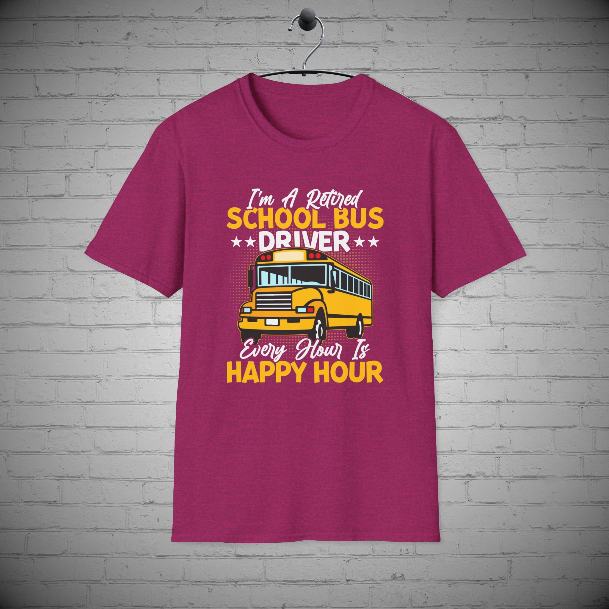 Retired School Bus Driver t-shirt, Bus driver retirement gift - Walmart.com
