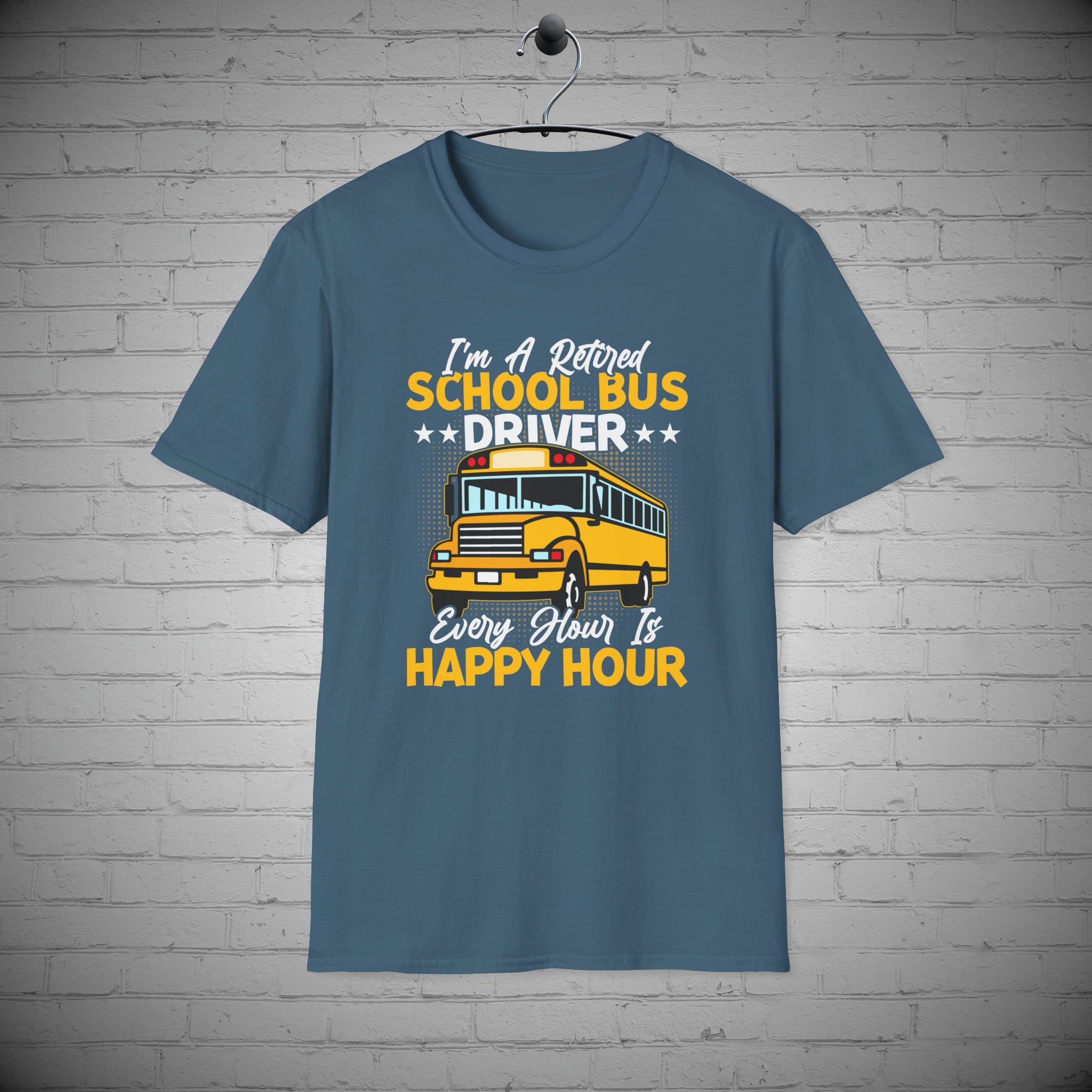 Retired School Bus Driver t-shirt, Bus driver retirement gift - Walmart.com