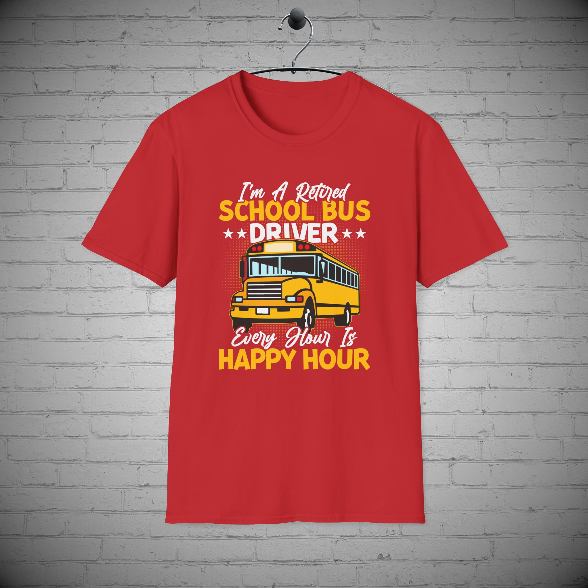 Retired School Bus Driver t-shirt, Bus driver retirement gift - Walmart.com