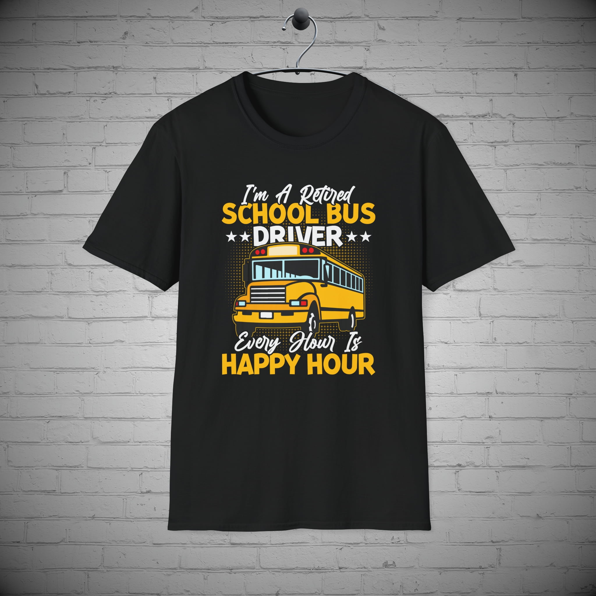 Retired School Bus Driver t-shirt, Bus driver retirement gift - Walmart.com