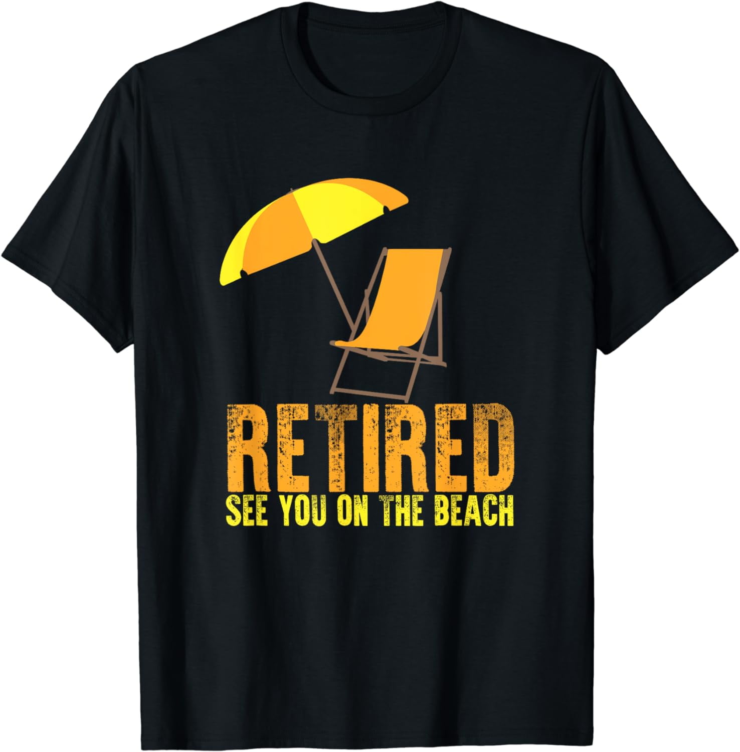 Retired See You On The Beach: Funny Retirement Gift T-Shirt - Walmart.com