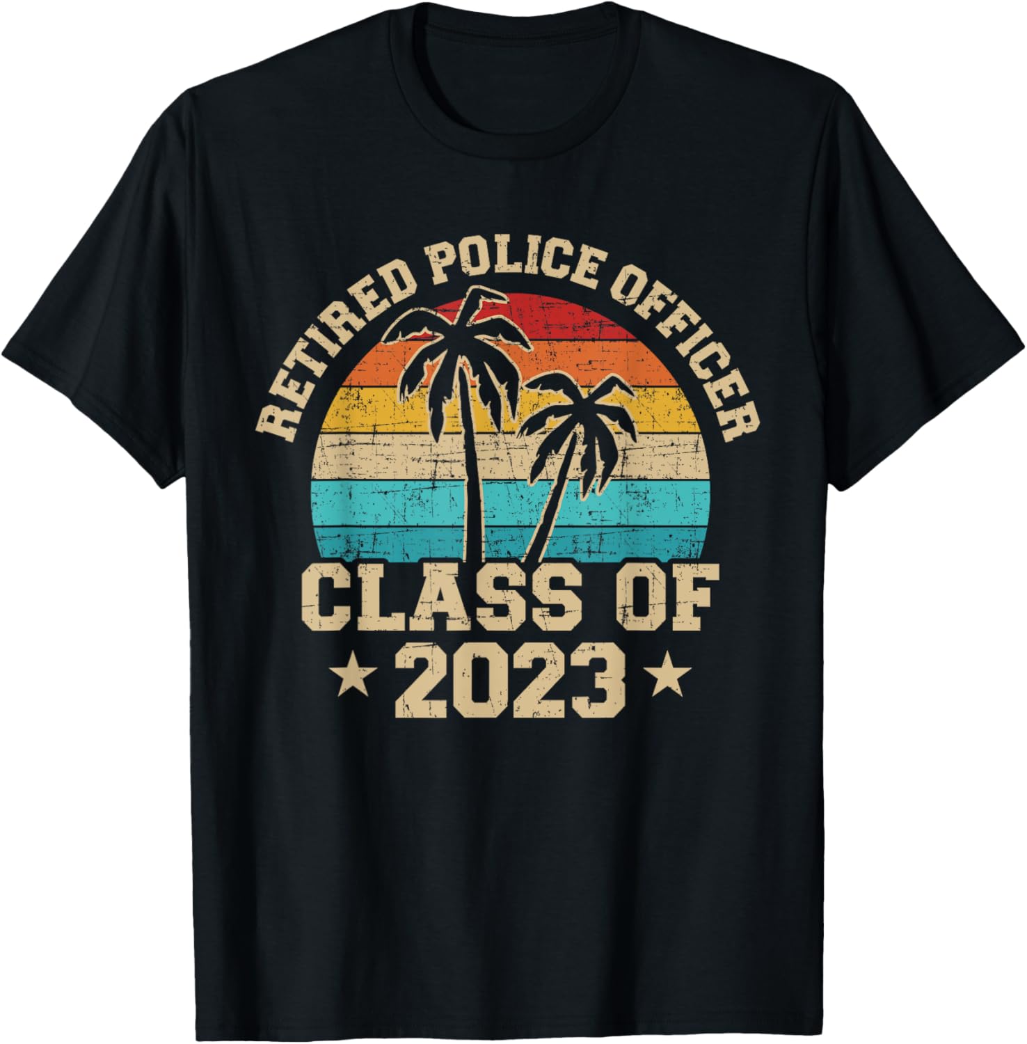 Retired police officer class of 2023 vintage retirement Funny Creative ...