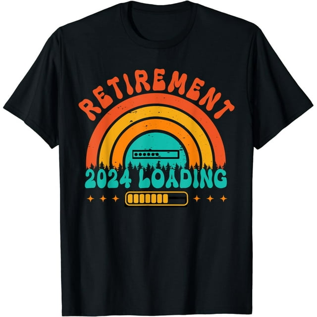 Retirement 2024 loading Retired Countdown Funny Retiring Cotton T-Shirt ...