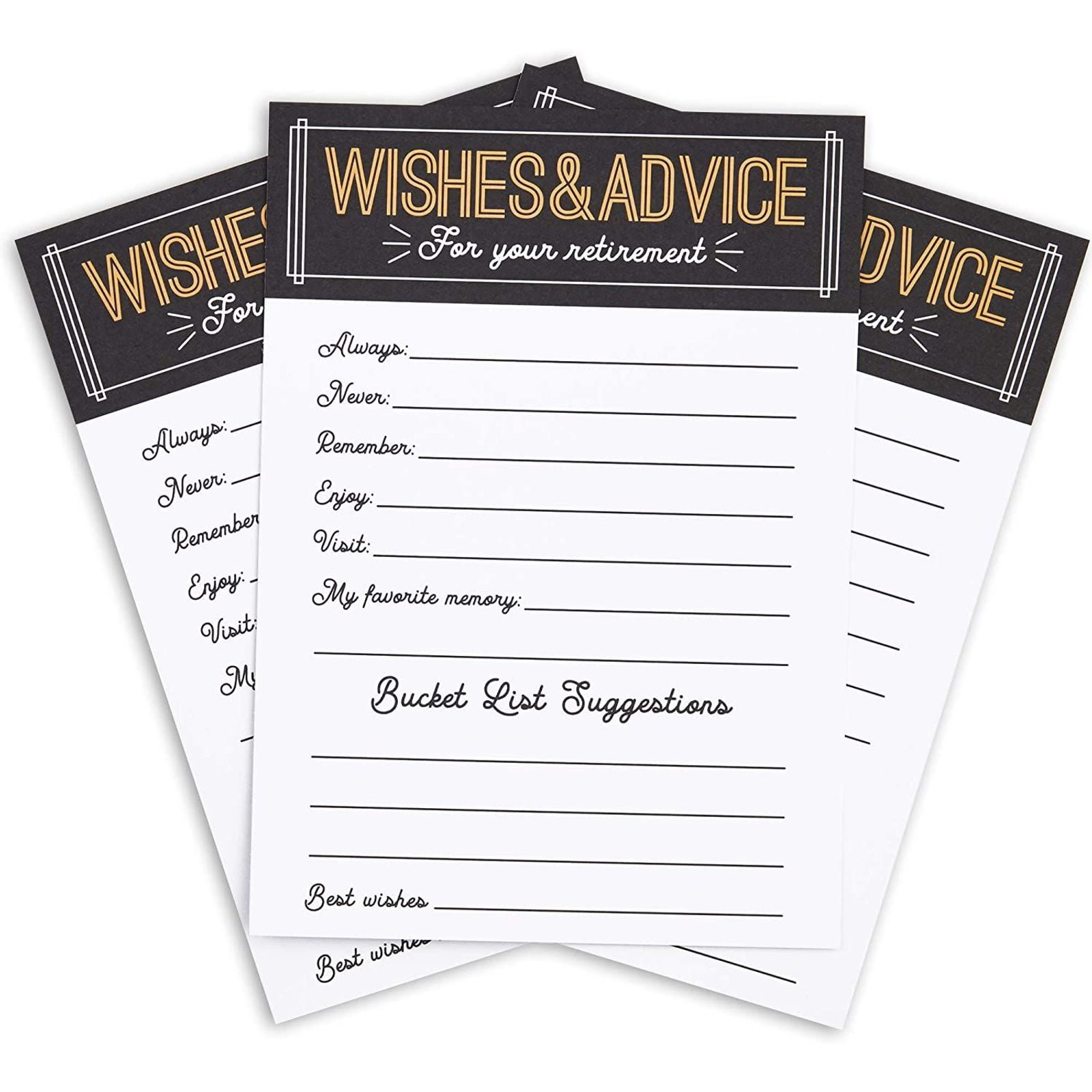 Retirement Advice and Wishes Cards (36 Pack) - Walmart.com