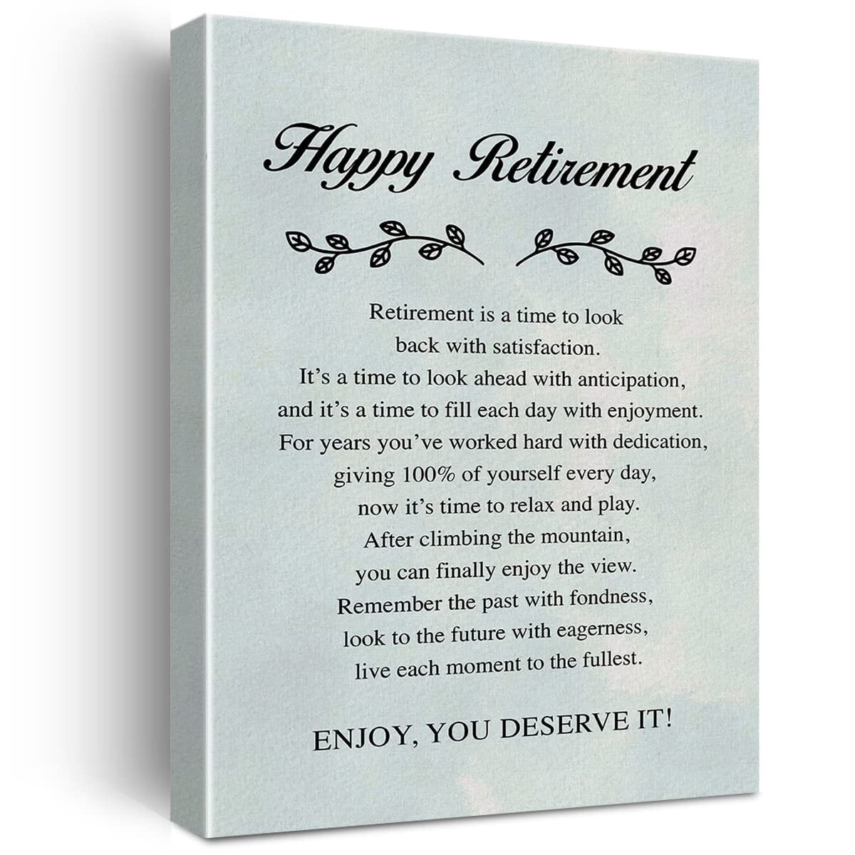 Retirement Appreciation Wall Art poster Gift Retirement is a Time to ...