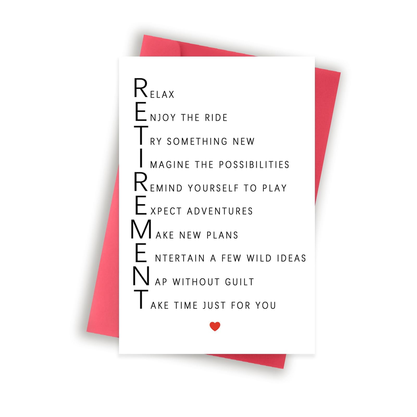 Retirement Card - Inspirational Messages for New Adventures - Blank ...