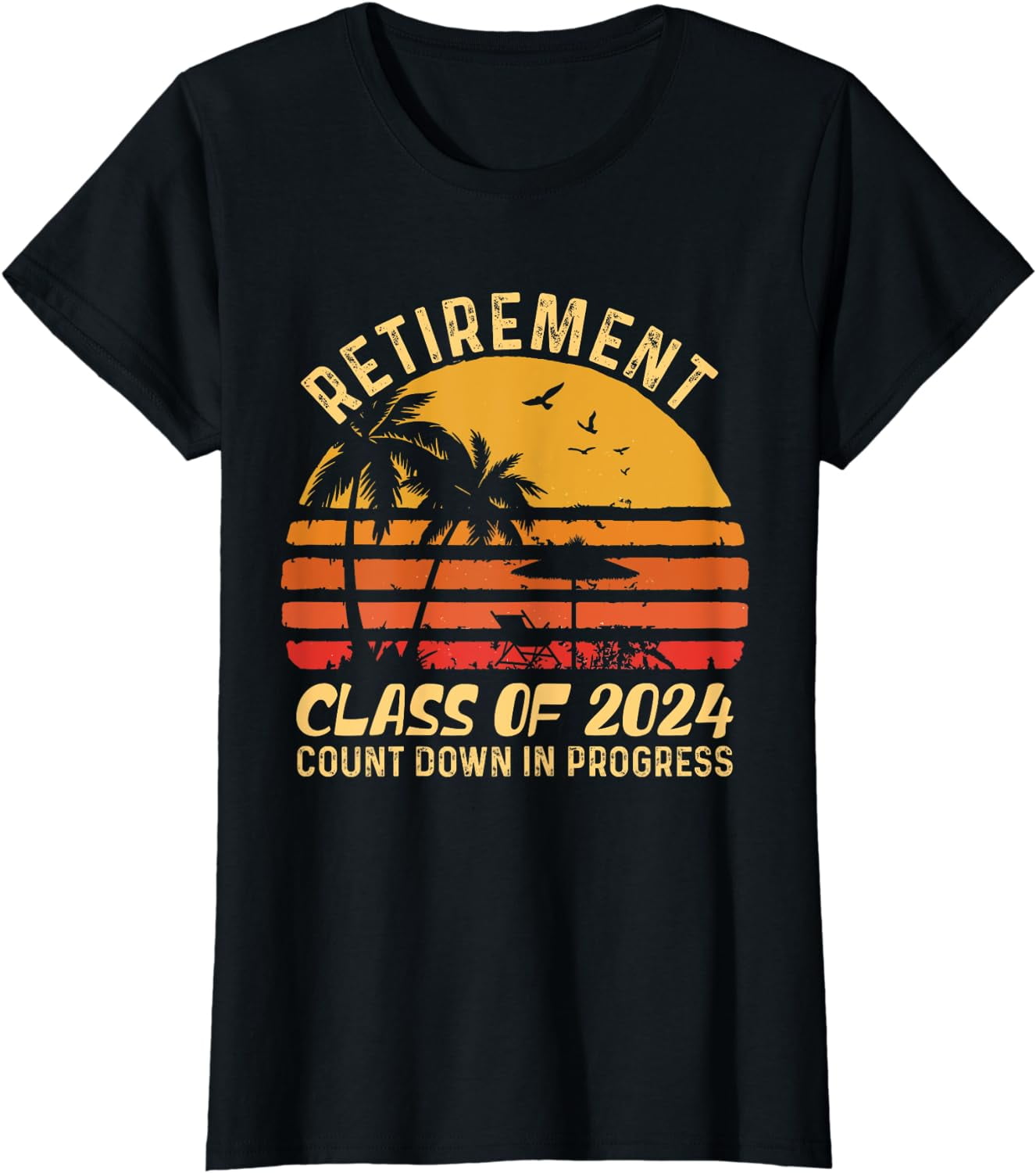 Retirement Class Of 2024 Count Down Progress Retired Teacher T-Shirt ...