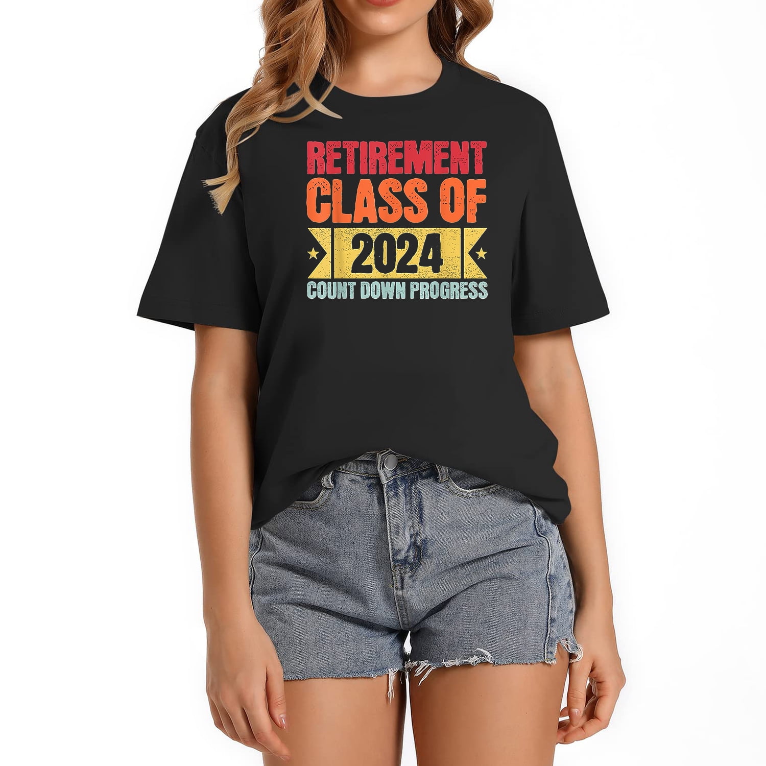 Retirement Class Of 2024 Retro Teacher Retirement Cool Women's Graphic ...