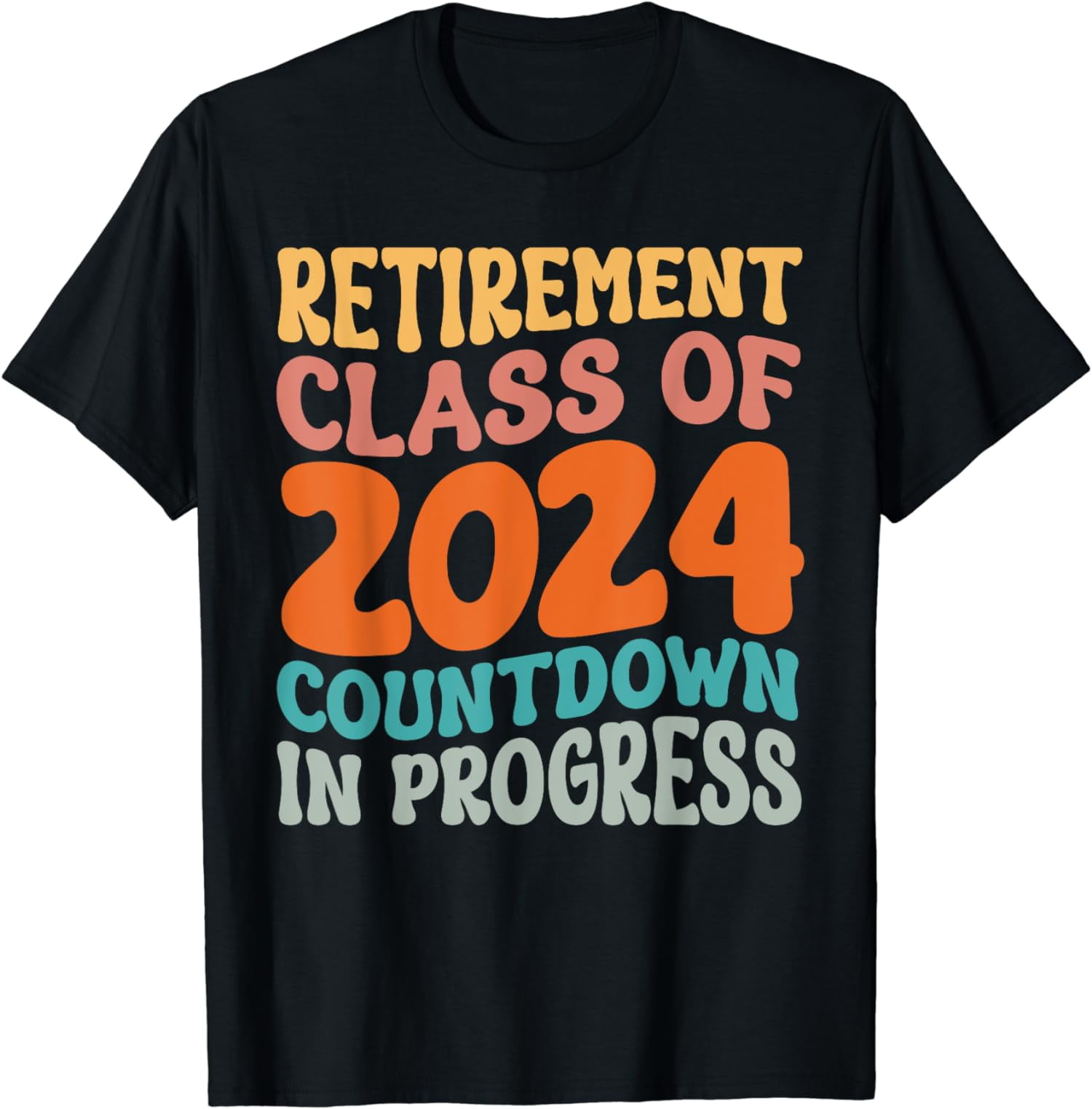 Retirement Class Of 2024 Teacher Countdown Loading Teacher T-Shirt ...