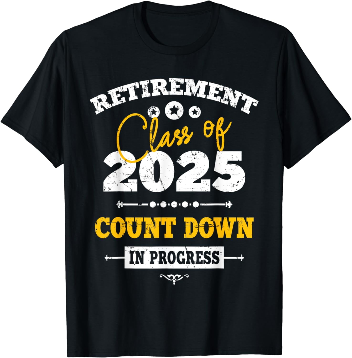Retirement Class Of 2025 Count Down Funny Retiring Teacher T-Shirt ...